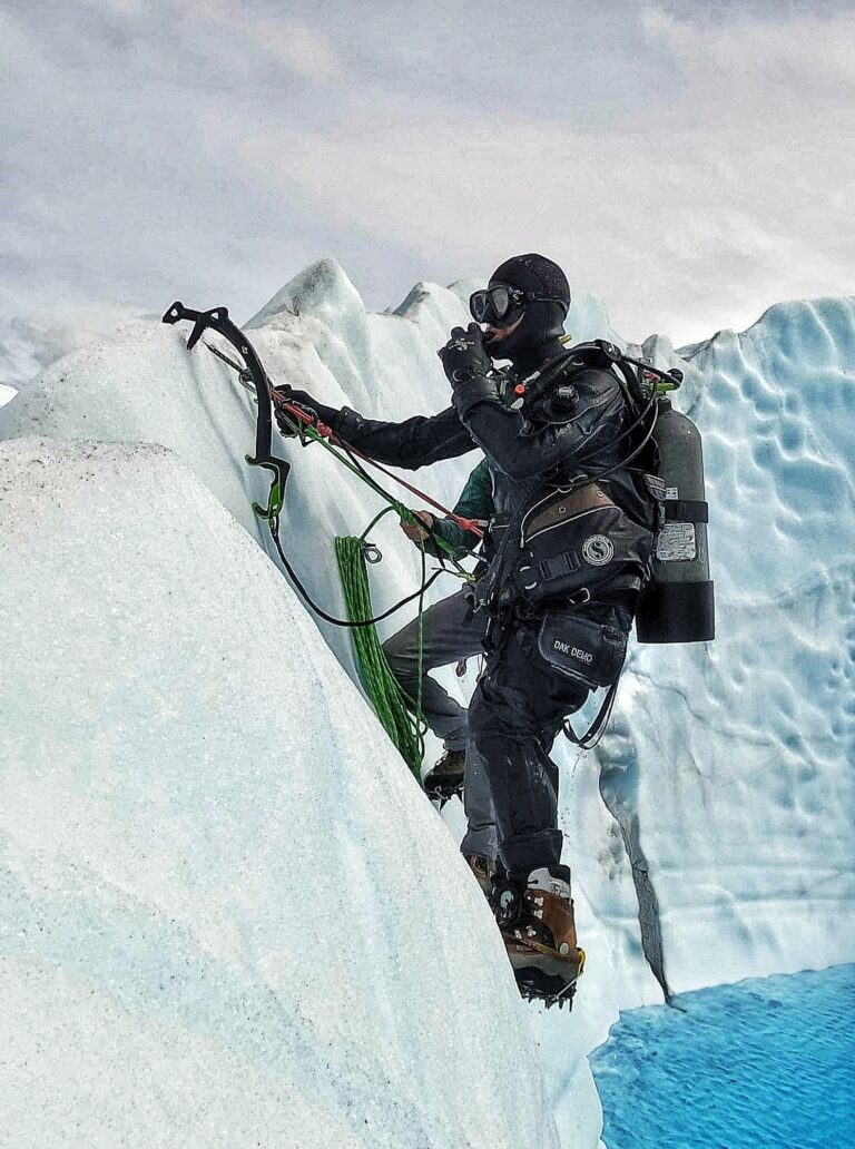 Helicopter Glacier Ice Diving – DiveAlaska